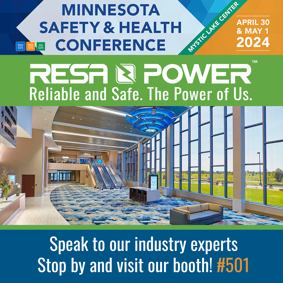 Reliable and Safe. The Power of Us | RESA Power